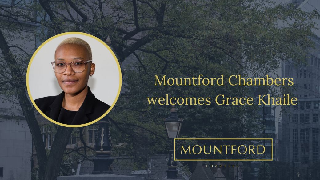 Mountford Chambers Welcomes Grace Khaile as Probationary Tenant ...